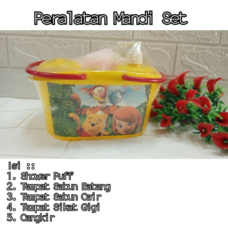 Jual PERALATAN MANDI SET LENGKAP / PERALATAN MANDI KOMPLIT MURAH ...