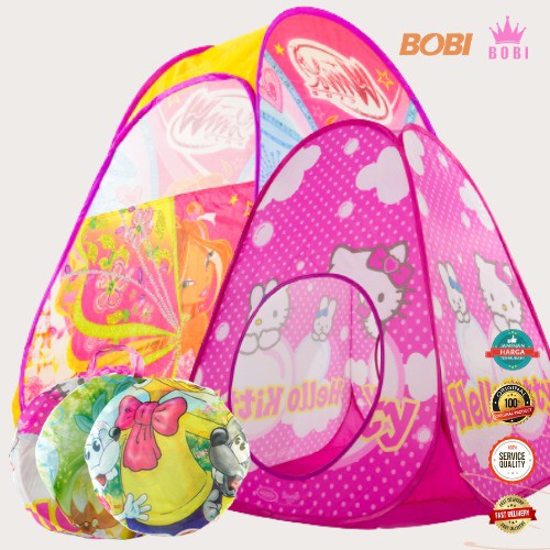 Jual Tenda Anak Segitiga - Tenda Bola Anak - Pop Up Tent Baby Foldable ...