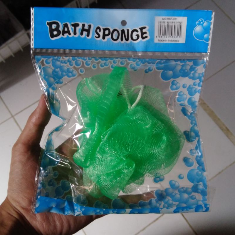 Jual TSN Spons Mandi 15 GRAMS SPONGE MANDI BULAT PENGHASIL BUSA ...