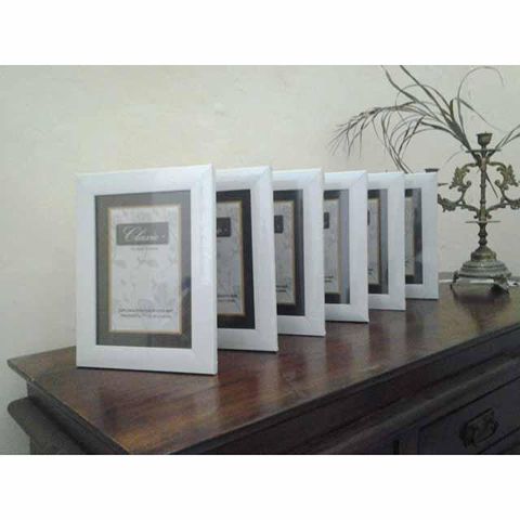 Jual Frame foto minimalis ukuran 5R warna putih | Shopee Indonesia