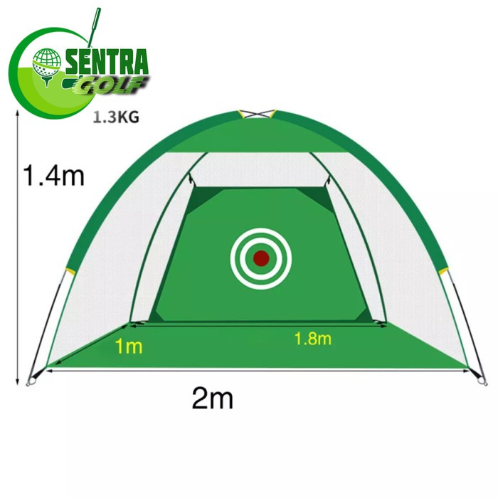 Jual Jaring Net Golf Tenda Net Target 1 Set Lebar 2 Meter Warna Hijau ...