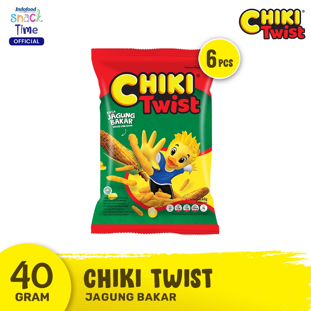 Jual Chiki Twist Jagung Bakar 40 Gr - 6 Pcs | Shopee Indonesia