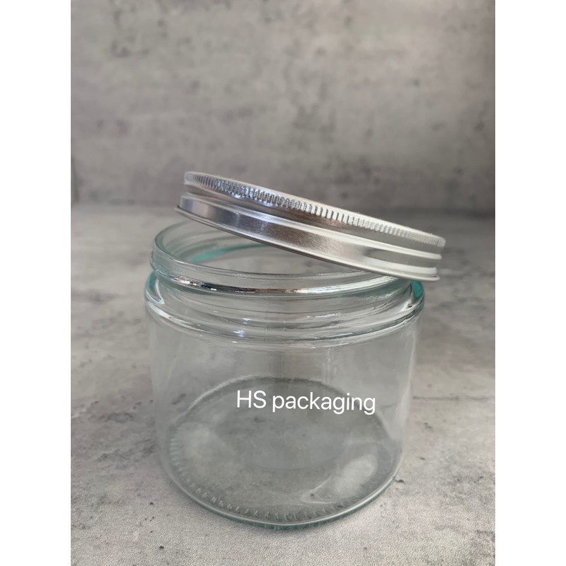 Jual 400ml TOPLES KACA / JAR KACA / GLASS JAR 400 ml / jar kue / jar ...
