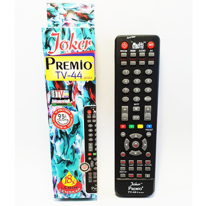 Jual Remote Tv Universal JOKER PREMIO TV-44 | Shopee Indonesia