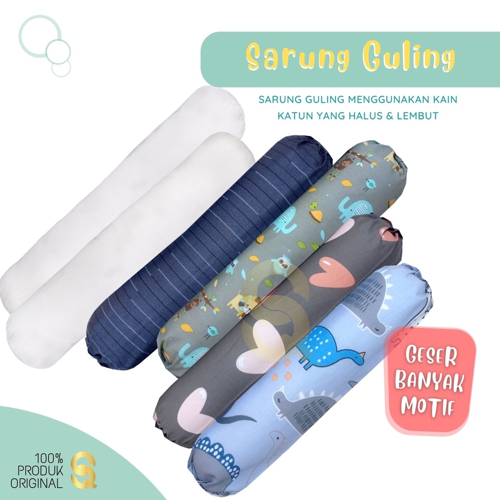 Jual Guling Bayi Putih/Polos & Sarung [GULING SAJA] - Sarung Guling ...