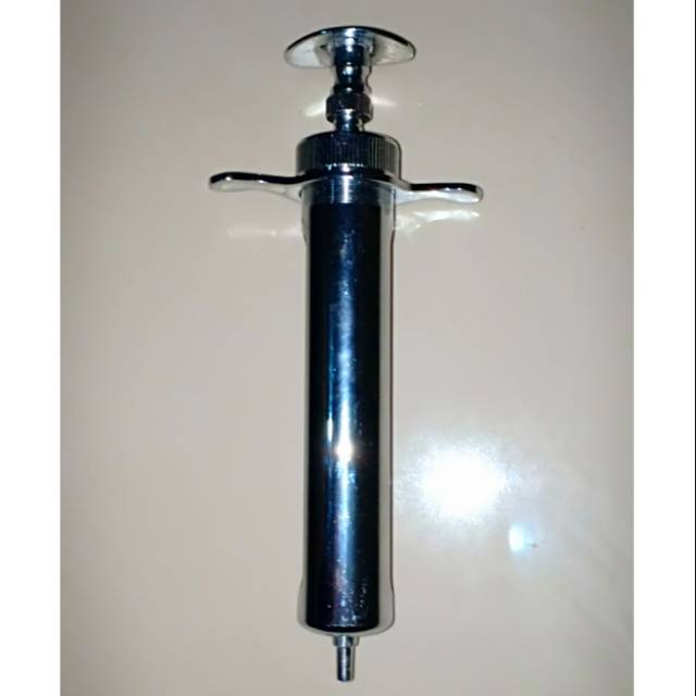 Jual Alat Suntik Tabung Kaca Besi Mika Hewan Besar Spuit Stainless ...