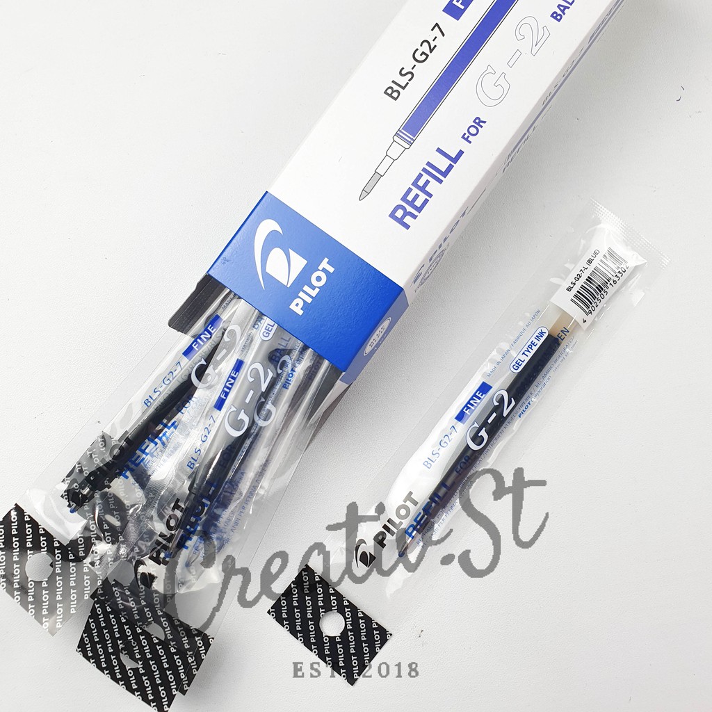 Jual Pilot Refill Pulpen Pen G-2 Fine 0.7 Mm Extra Fine 0.5 Mm | Shopee ...
