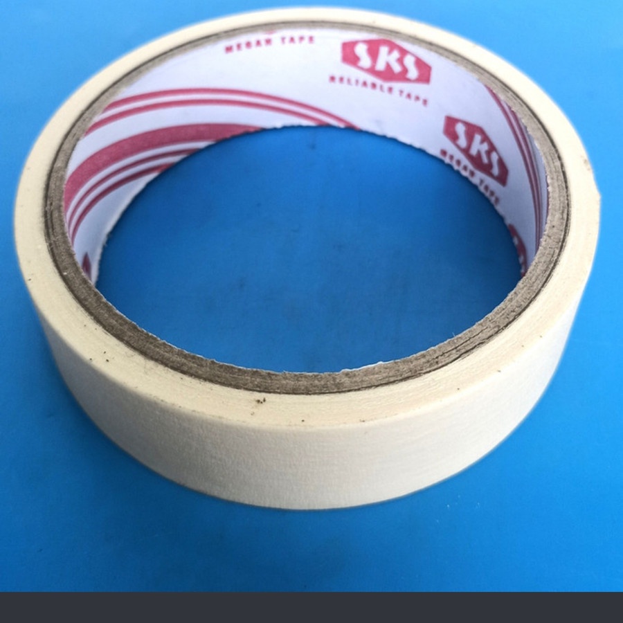 Jual Lakban Kertas / Masking Tape SKS 1" | Shopee Indonesia