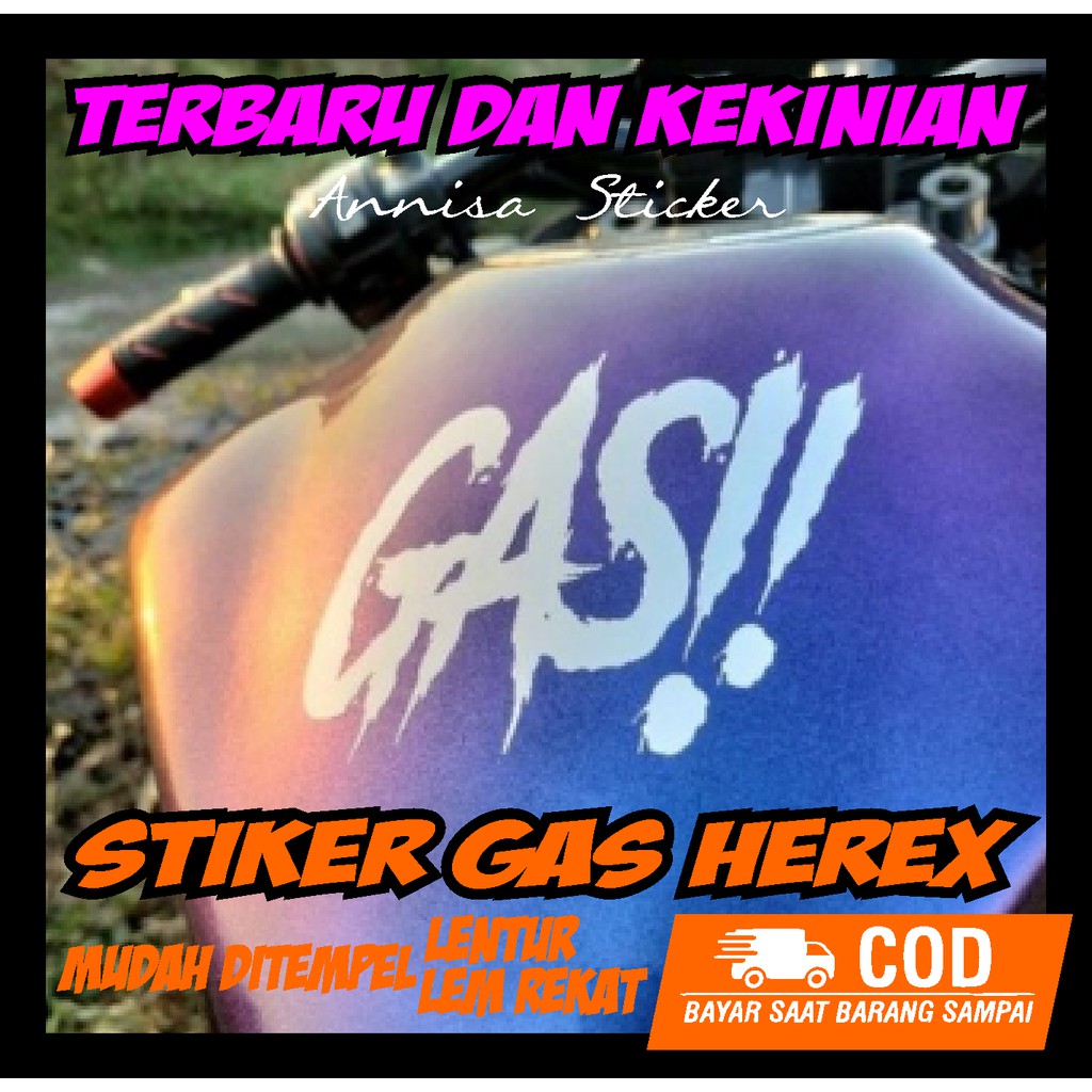 Jual stiker Herex gas tangki bensin sparkboard GAS | Shopee Indonesia