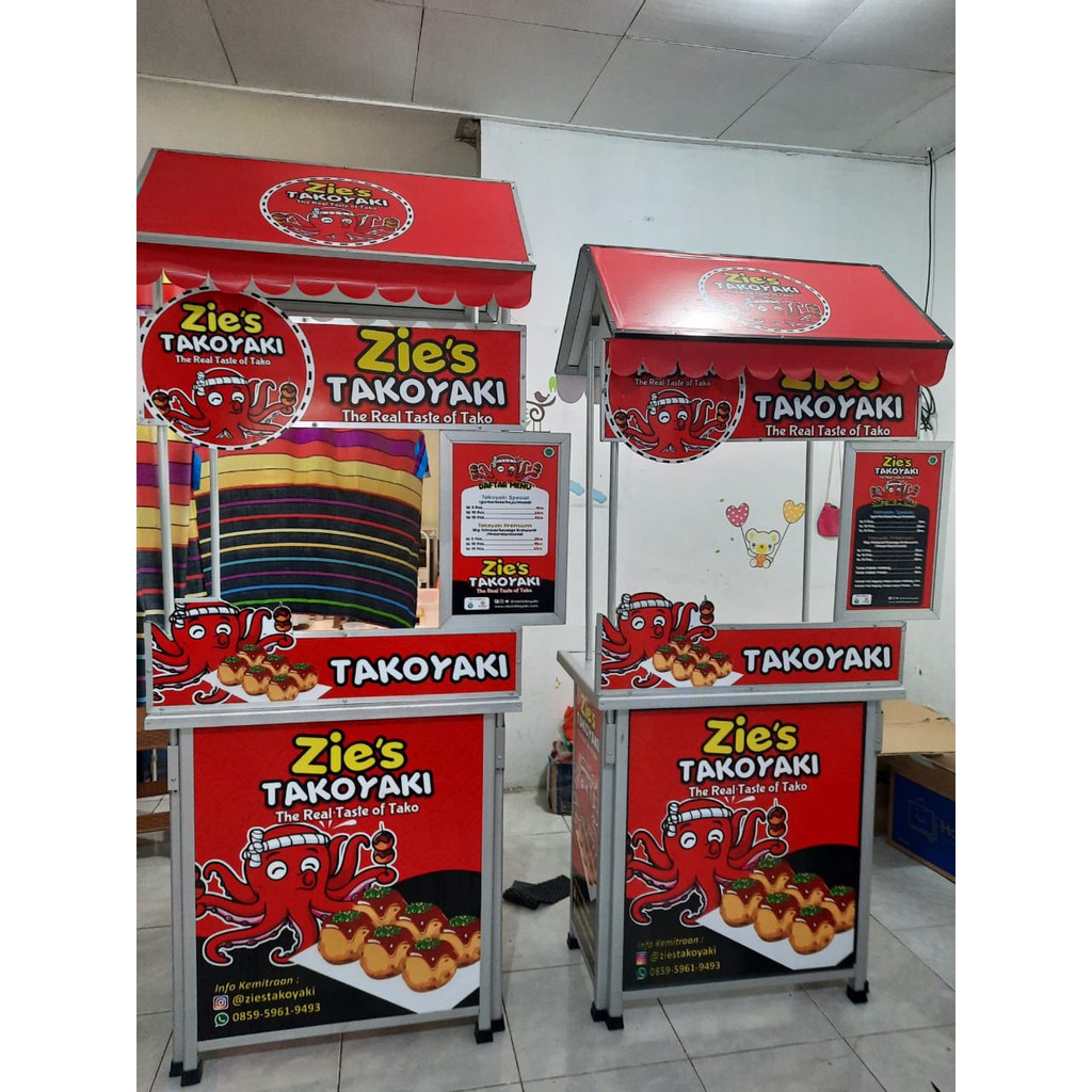 Jual BOOTH PORTABLE / MEJA USAHA / 80 X 50 (INCLUDE ATAP/BANNER ATAP ...