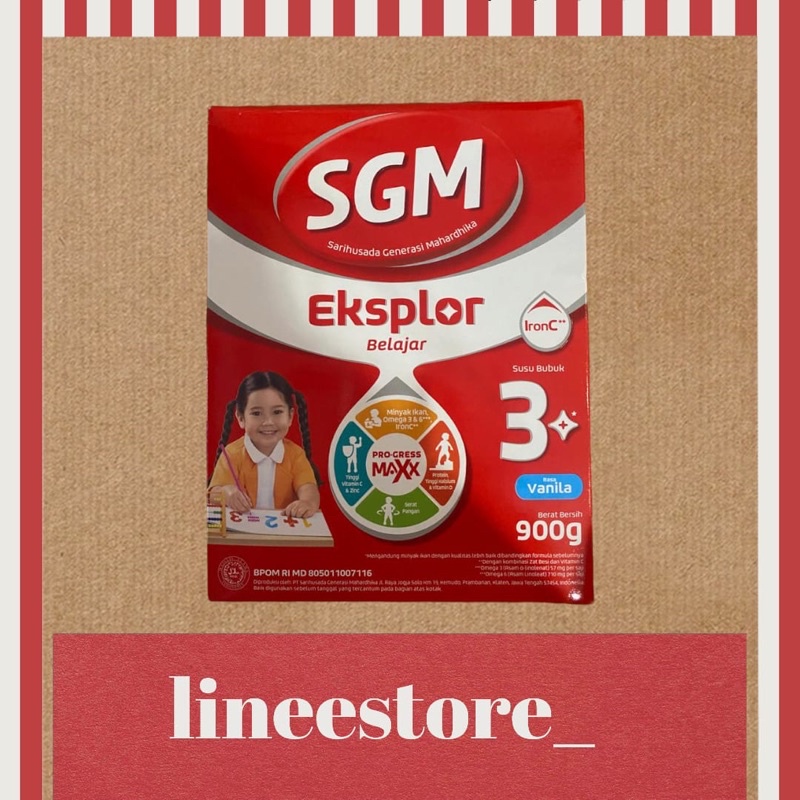 Jual SGM Eksplor 3 Plus Pro-GressMaxx Susu Pertumbuhan 3-5 Thn Vanila ...