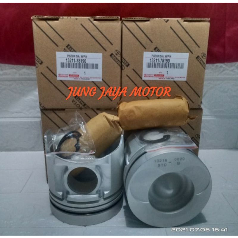 Jual Piston Assy Set Toyota Dyna Ht130 Hino Dutro Original | Shopee Indonesia