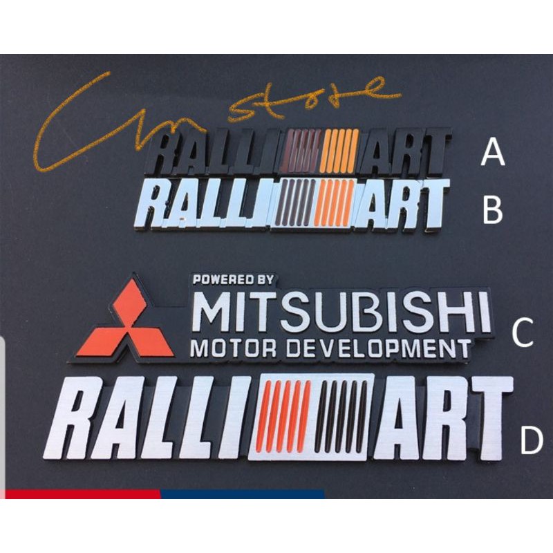 Jual Emblem Besi Logo 3D RALLIART MITSUBISHI MOTOR DEVELOPMENT | Shopee ...