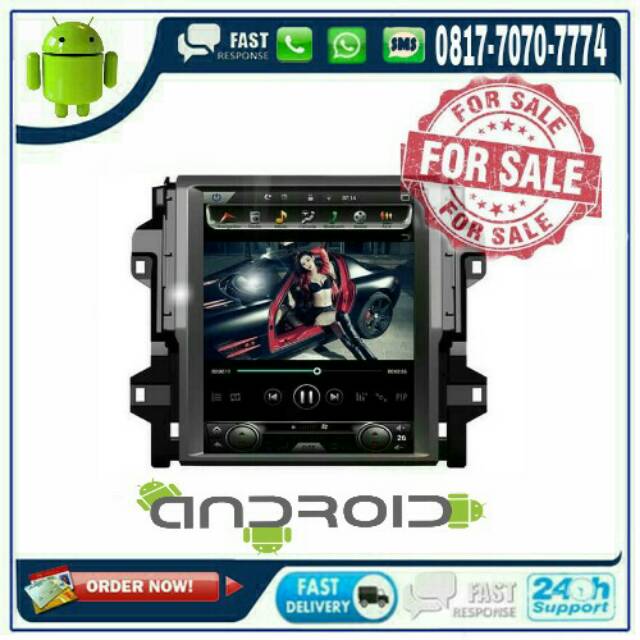 Jual HEAD UNIT TAPE MOBIL ANDROID ALL TOYOTA FORTUNER 12 INCH | Shopee ...