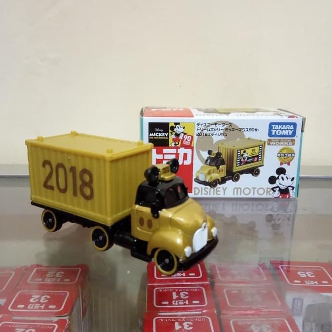 Jual Tomica Disney motors Mickey truk 90 dream carry 2018 takara tomy murah | Shopee Indonesia