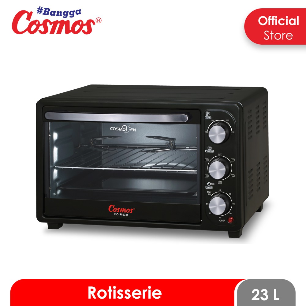 Jual Cosmos Oven Listrik 23 Liter CO-9923 RB - BBQ Rotisserie | Shopee ...