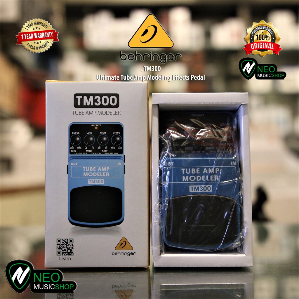 Jual Behringer TM300 Ultimate Tube Amp Modeling Effects Pedal | Shopee ...