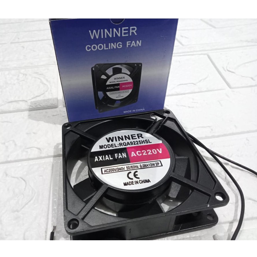 Jual kipas fan ac 9cm kipas ac 9 x 9 cm tegangan ac 220volt | Shopee ...