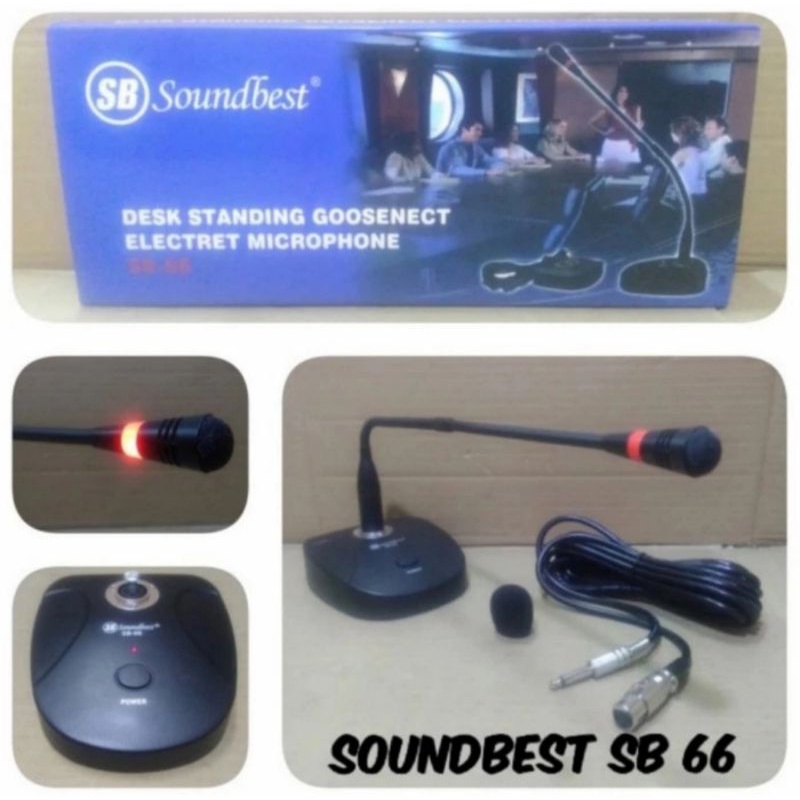 Jual MIC CONFERENCE PODIUM MEJA/KABEL SOUNDBEST SB 66/SB66 ORIGINAL ...