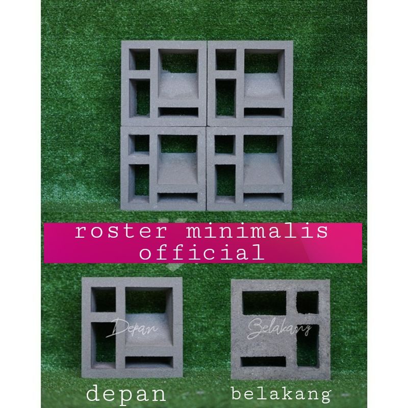 Jual roster beton minimalis roster pagar rumah minimalis | Shopee Indonesia