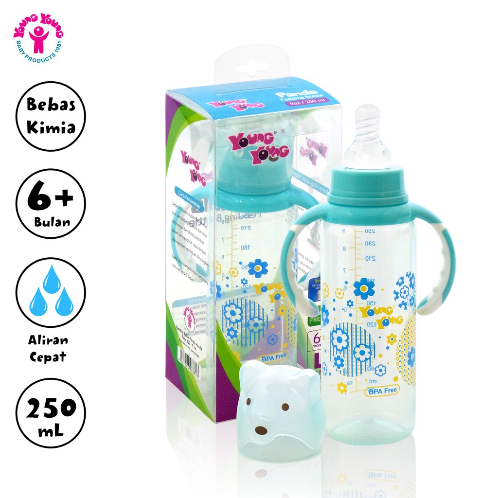 Jual Botol Susu Dengan Handle 250 ML Dot Bayi Botol Susu Botol Minum ...