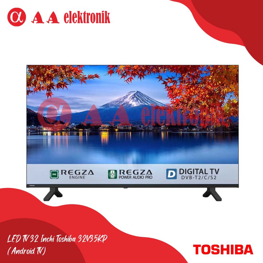 Jual LED TV 32 Inchi Toshiba 32V35KP (Android TV) | Shopee Indonesia
