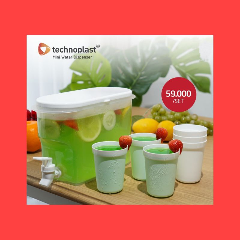Jual Technoplast Mini Water Dispenser 3L | Shopee Indonesia