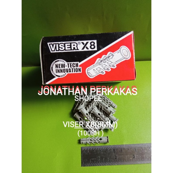 Jual viser x8(8mm) isi 100bh/kotak | Shopee Indonesia