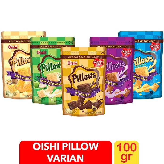 Jual Oishi Pillows Party 100 gr - cemilan snack | Shopee Indonesia