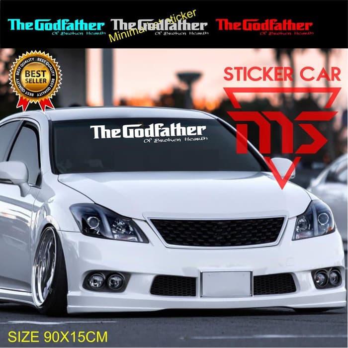 Jual STICKER STIKER THE GODFATHER OF BROKEN HEARTH MOBIL KACA Keren ...