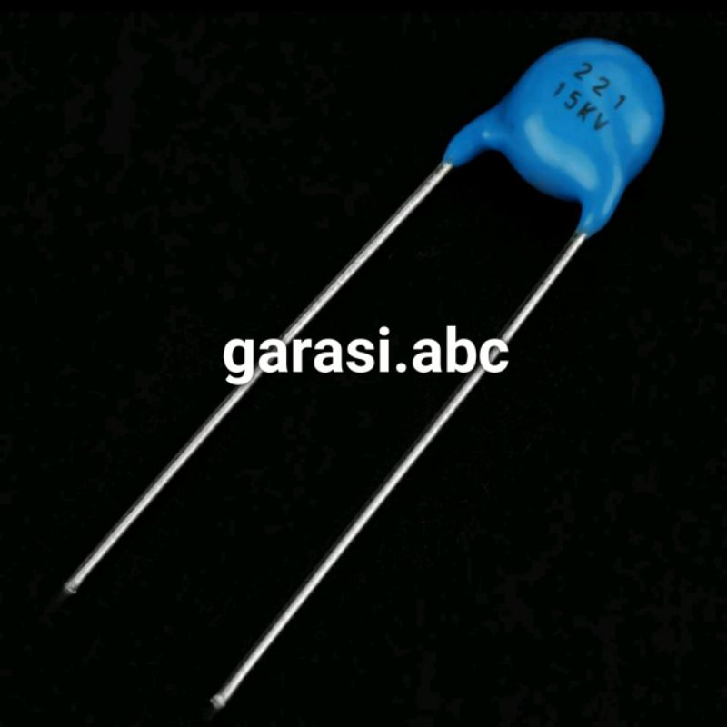 Jual Kapasitor Keramik 221k 220pf 15kv 221J 221 Capacitor Ceramic ...
