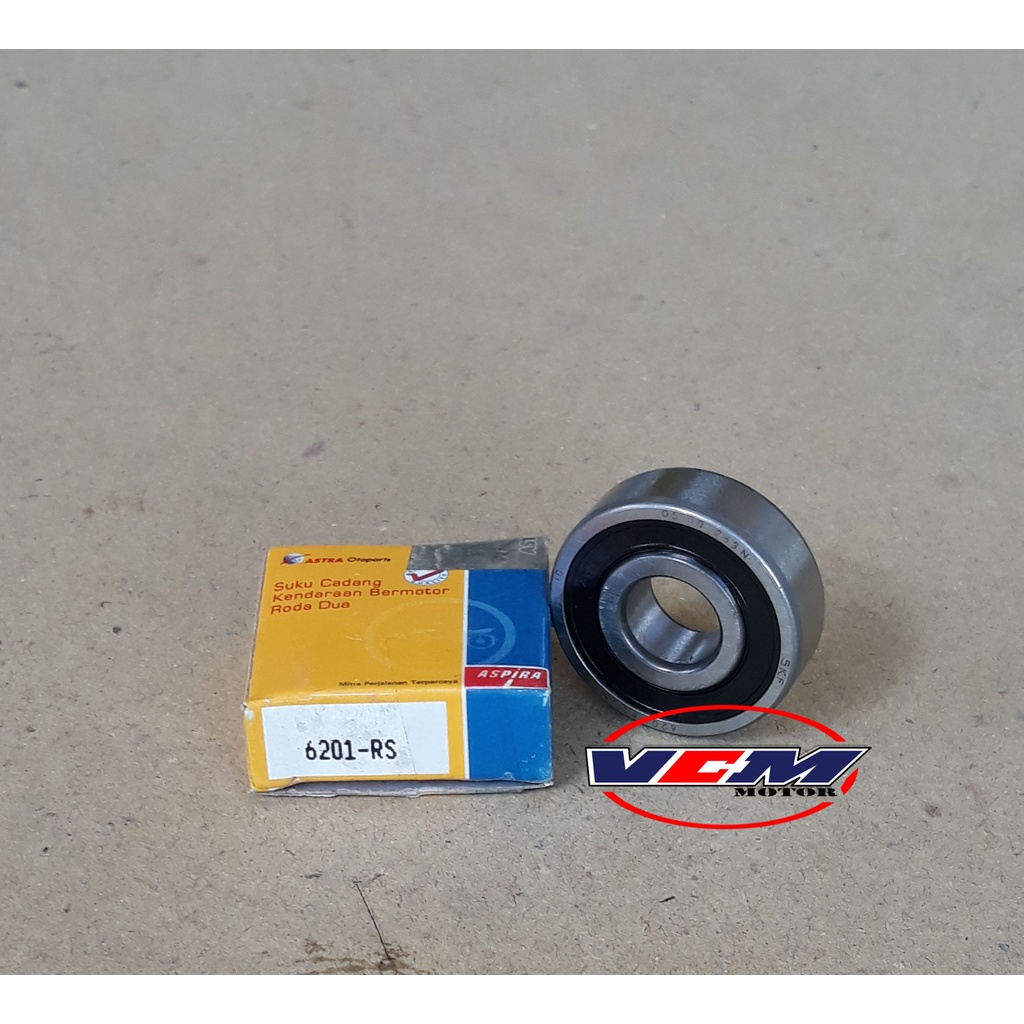 Jual Laher / Bearing 6201 RS "Aspira" | Shopee Indonesia