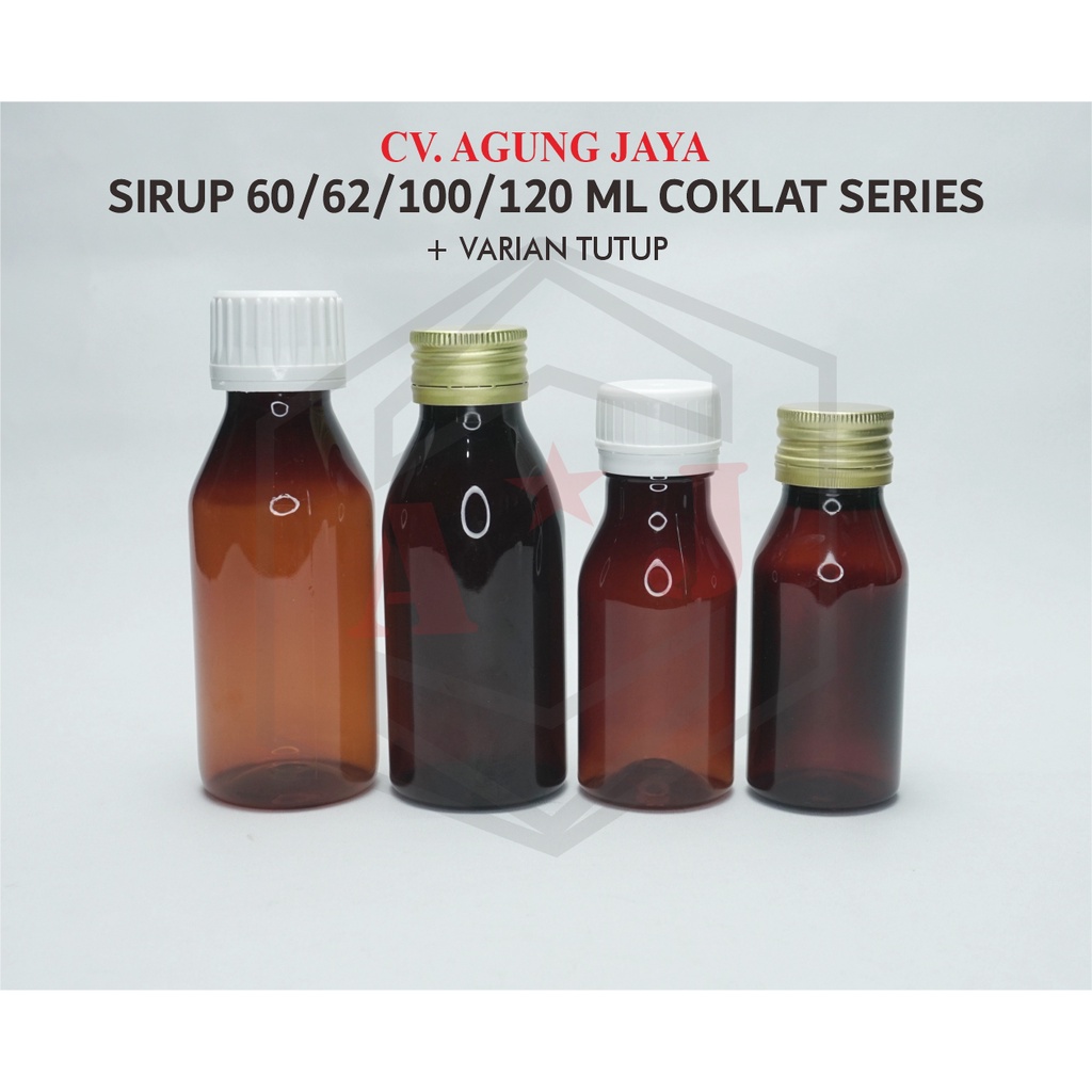 Jual Botol Sirup 100 ml/Botol Sirup /Botol Obat Coklat/100 Ml/120 Ml/Yk | Shopee Indonesia