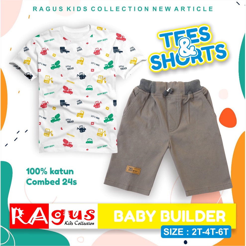 Jual Pakaian anak Set Ragus Baby Builder | Shopee Indonesia