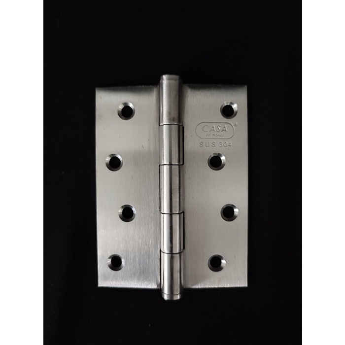 Jual CASA Stainless Steel Butt Hinge 4" X 3" X 2mm - Fixed Pin -C/W SS Wood Screws Engsel Kupu ...