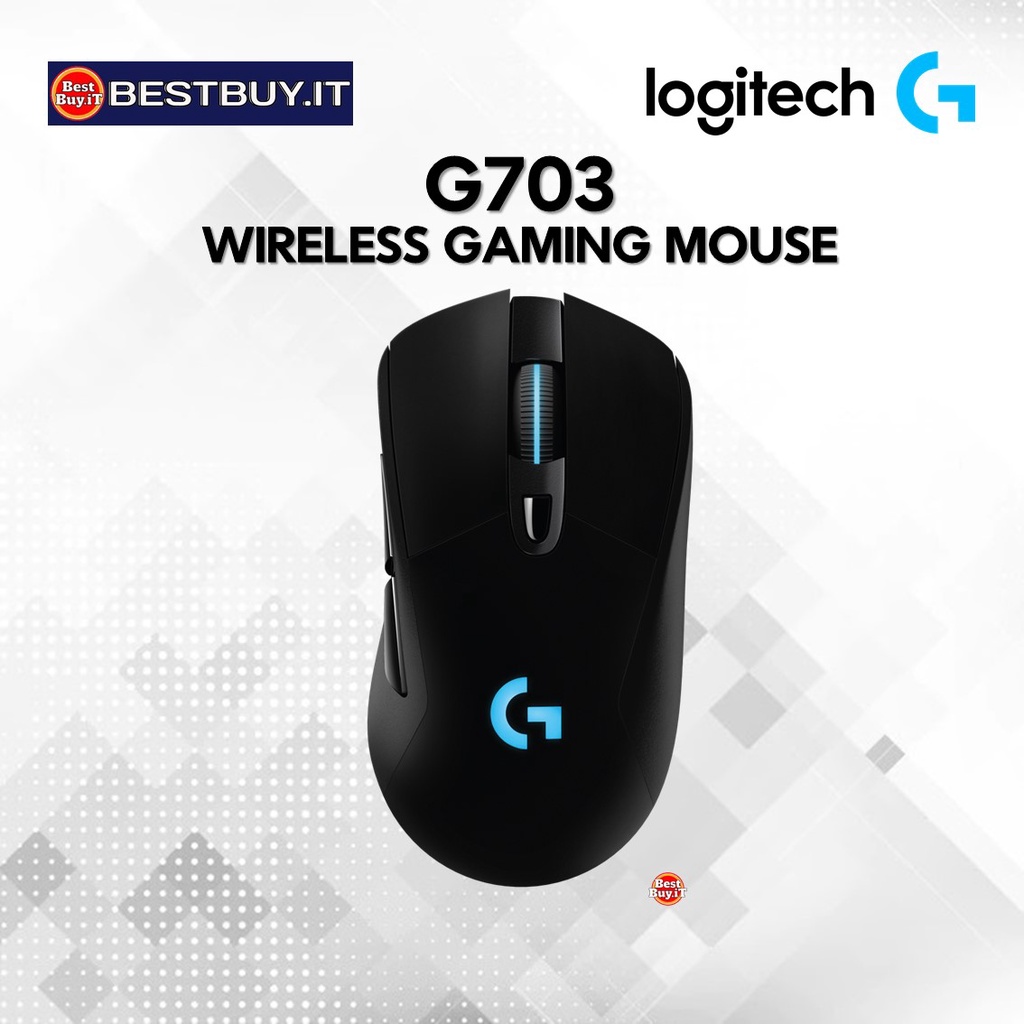 Jual Logitech G703 HERO Lightspeed Mouse Gaming Wireless RGB HERO 25K DPI | Shopee Indonesia