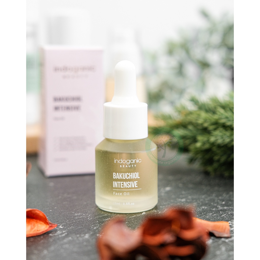 Jual INDOGANIC BEAUTY BAKUCHIOL INTENSIVE FACE OIL 15ML | Shopee Indonesia