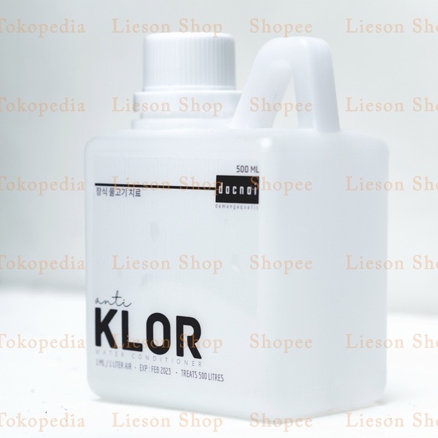 Jual Anti Klor Docnoi 500 ML (Treats 500 Liter) / Antiklorin ...