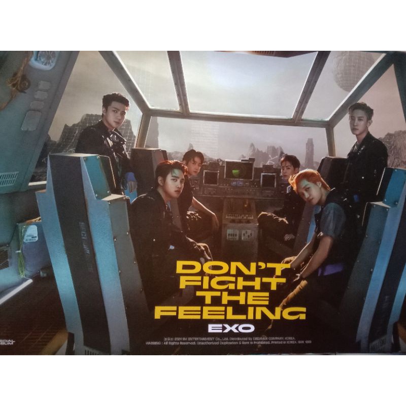 Jual EXO DON'T FIGHT THE FEELING DFTF POSTER OFFICIAL (INC TUBE ...