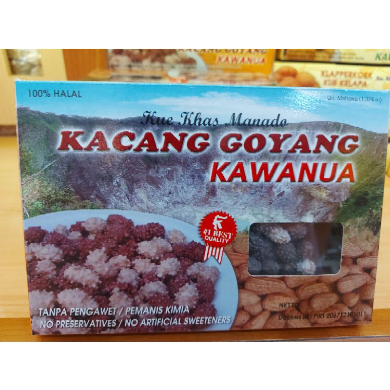 Jual Kawanua Kacang Kembang / Goyang Putih Cokelat Kemasan Kotak - Ole ...