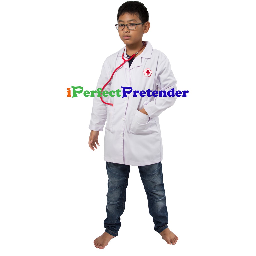 Jual JAS DOKTER UNTUK ANAK UK 7,8 (7 sd 9 THN)/BAJU DOKTER CILIK ...