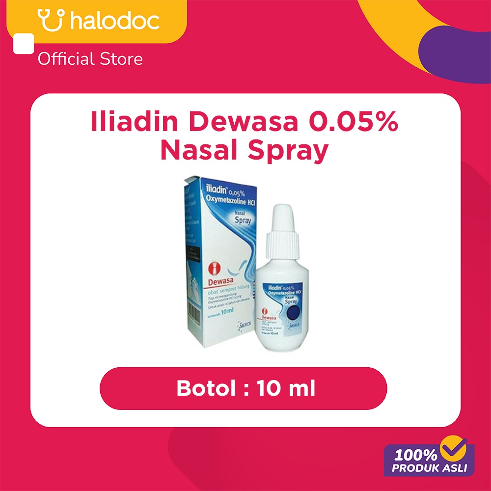 Jual Iliadin Dewasa 0.05% Nasal Spray 10 ml | Shopee Indonesia
