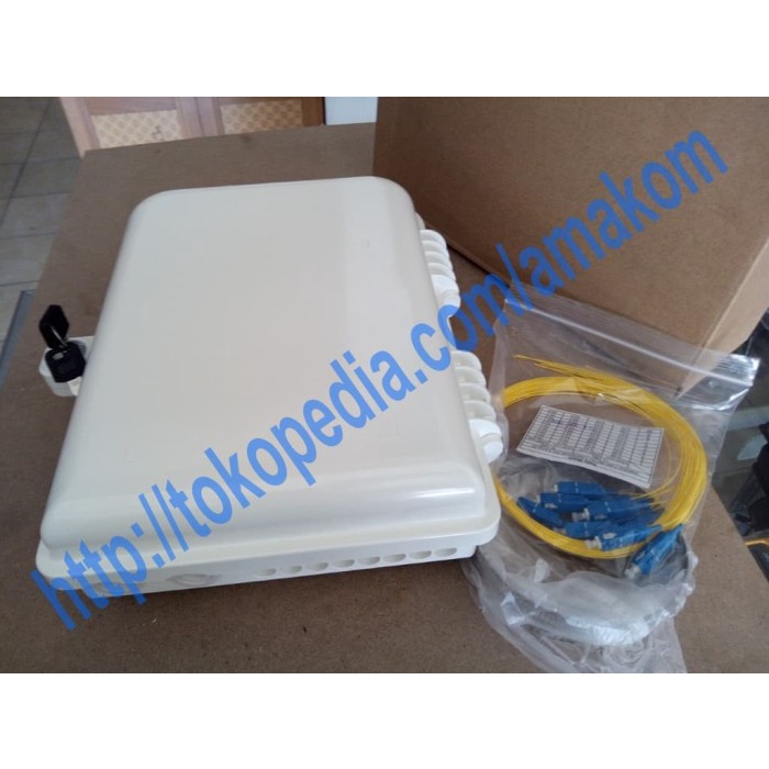 Jual Fiber Distribution Box / DP Optik / ODP SC 16 Core lengkap ...