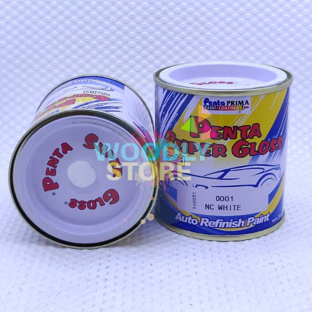 Jual PENTA SUPER GLOSS WHITE SOLID PUTIH CAT BODY CAT DUCO CAT BESI ...