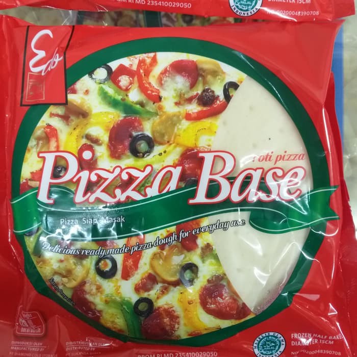 Jual PIZZA BASE EDO isi 3 diameter 15cm roti pizza mini kulit pizza ...