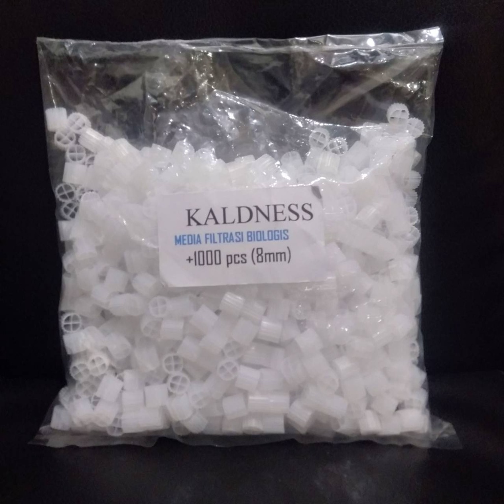 Jual KALDNESS SIZE 8 MM ISI 1000 PCS MEDIA FILTRASI BIOLOGIS K1 MINI ...