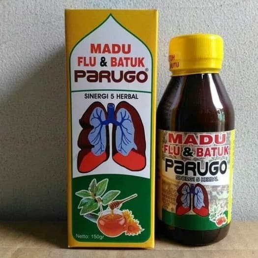 Jual MADU FLU DAN BATUK PARUGO 5 SINERGI HERBAL original | Shopee Indonesia