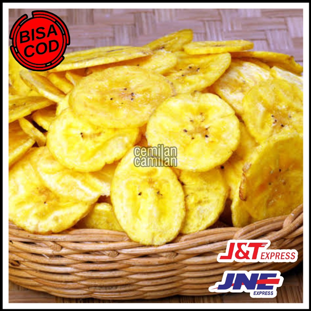 Jual Keripik Pisang manis 250 Gram Pisang coklat Snack kiloan makanan ...