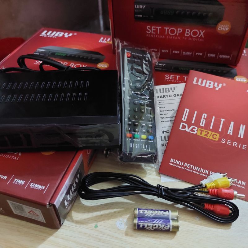 Jual STB Tv digital set top box antena uhf siaran tv gratis dan jernih ...