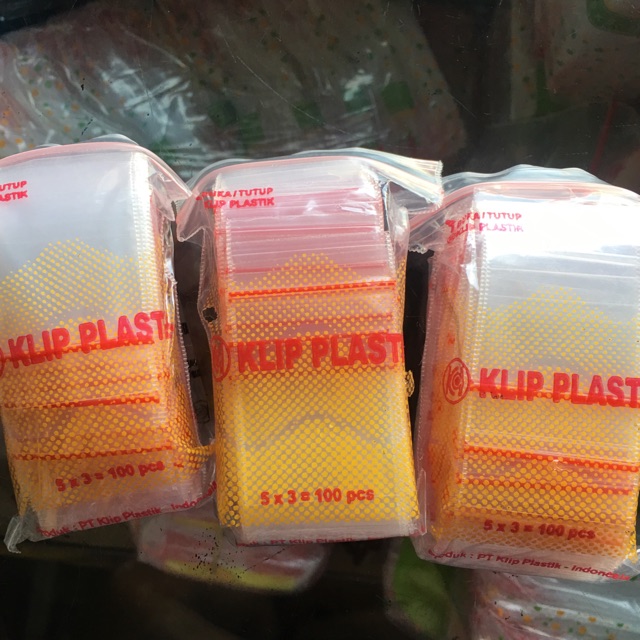 Jual Plastik klip obat kapsul tablet 3x5 5x3 3,5x5 4x6 5x8 6x4 8x5 cm zipack zipper bag ziplock ...